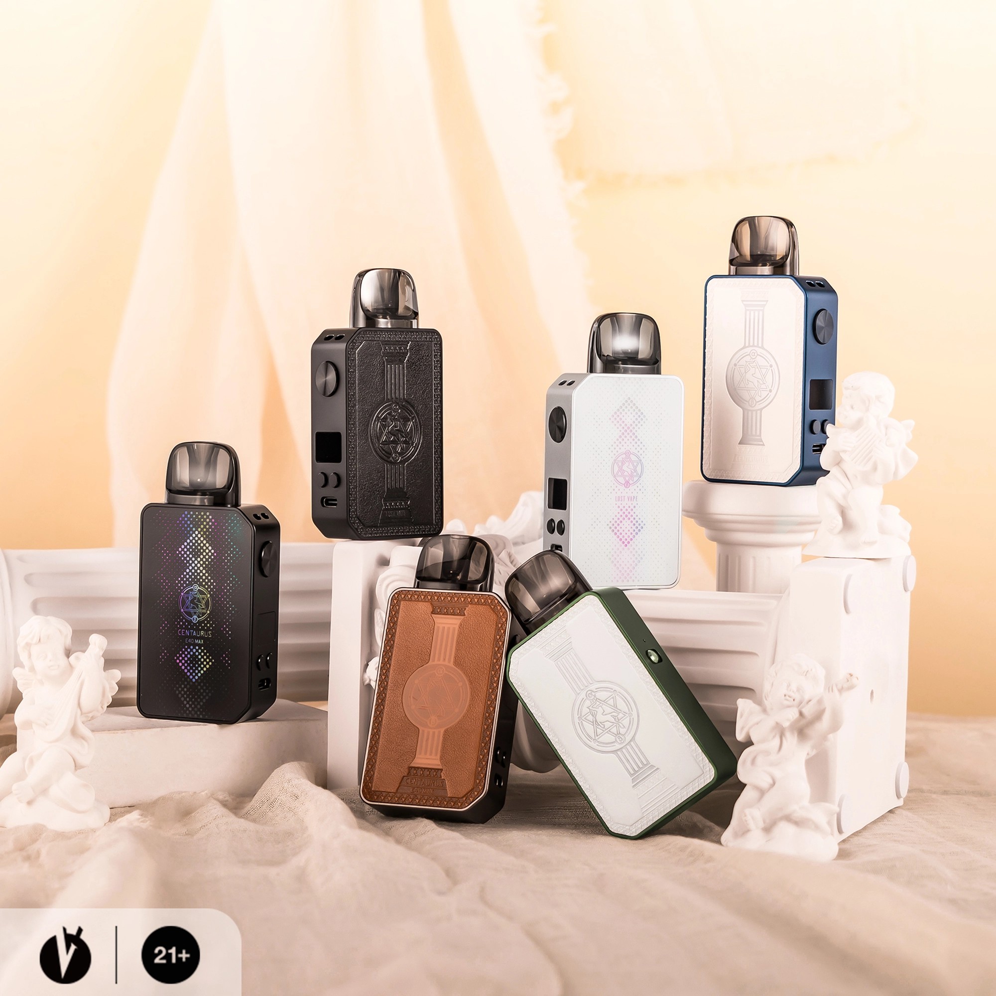 Lost Vape Centaurus E40 Max Pod Kit, e plus cartridge 3pk